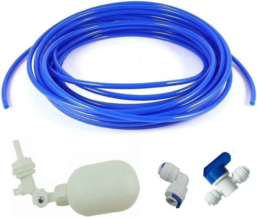 1/4 inch Tube Float Valve Kit for RO Water Reverse Osmosis System Water ...