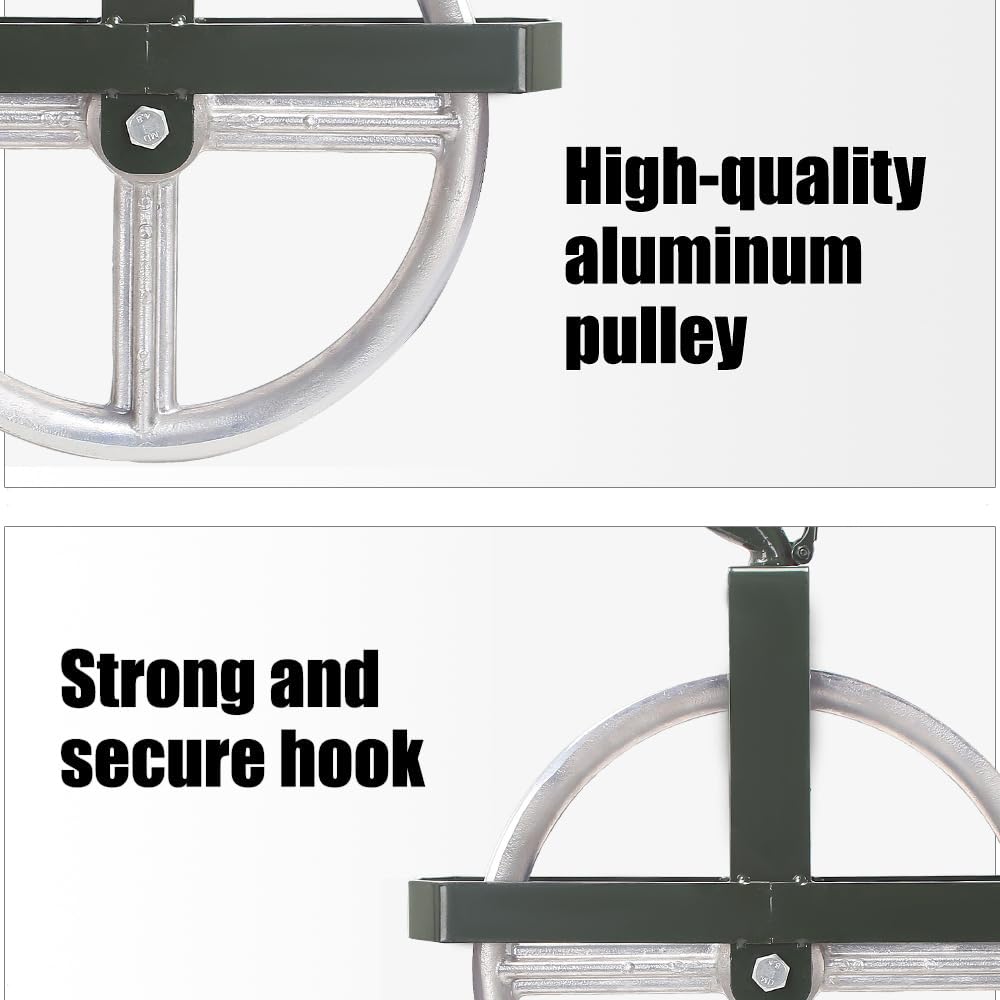 Mua POPMOON Scaffold Hoist Pulley 12" Scaffolding Wheels Aluminum ...