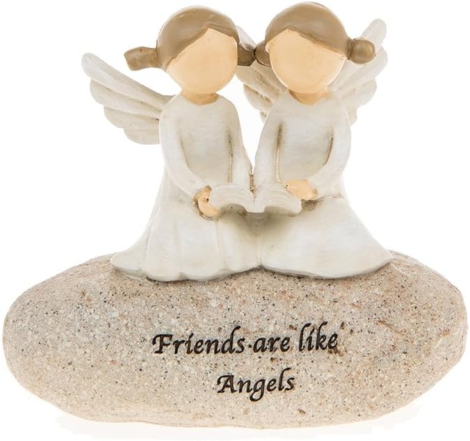 Friends are Like Angels Sentimental Pebble Gift – BigaMart