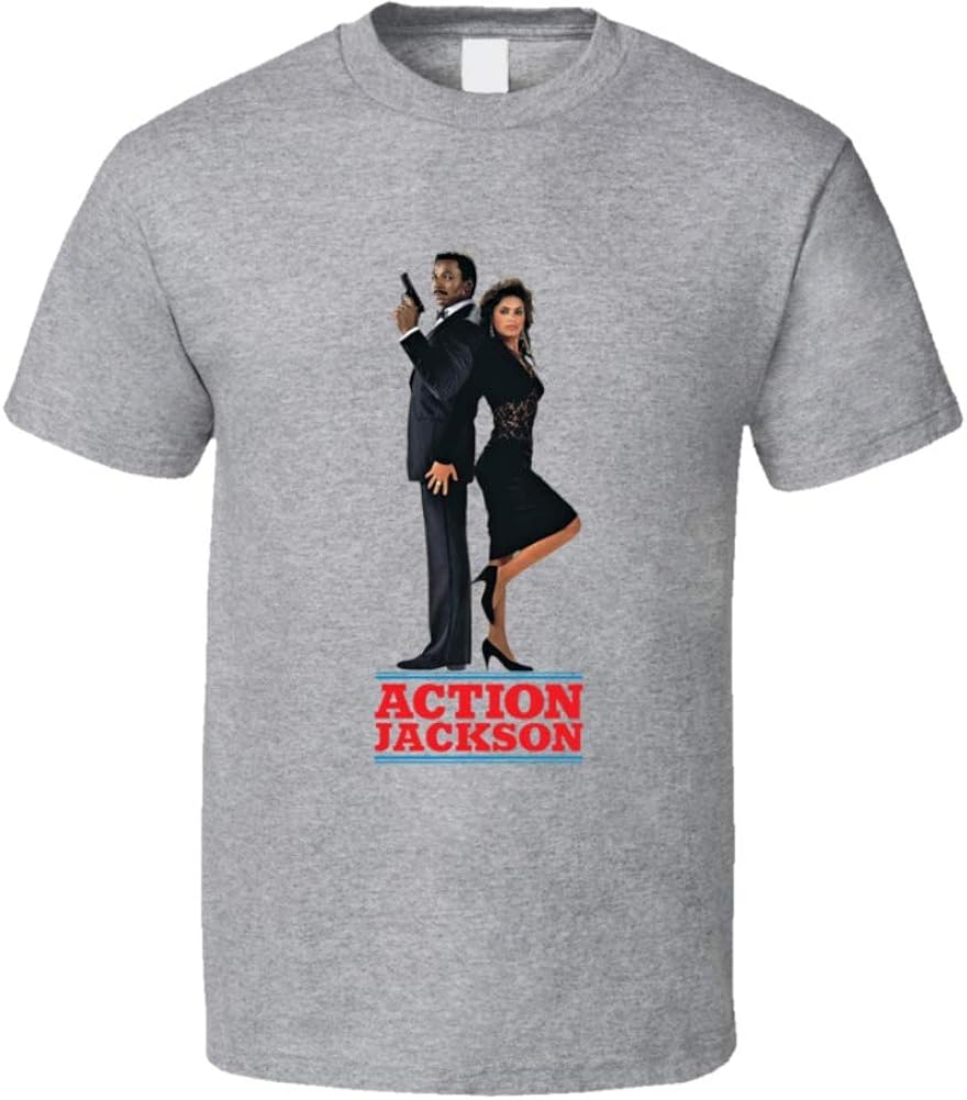 Action Jackson Carl Weathers 80s Action Movie T Shirt | Amazon.com
