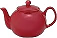 Amazon.com | HIC Teapot with Stainless Steel Infuser, Ceramic Stoneware ...