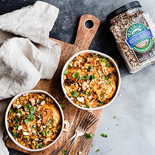 RiceSelect Royal Blend Rice, Blend of Texmati White, Brown, Wild & Red ...