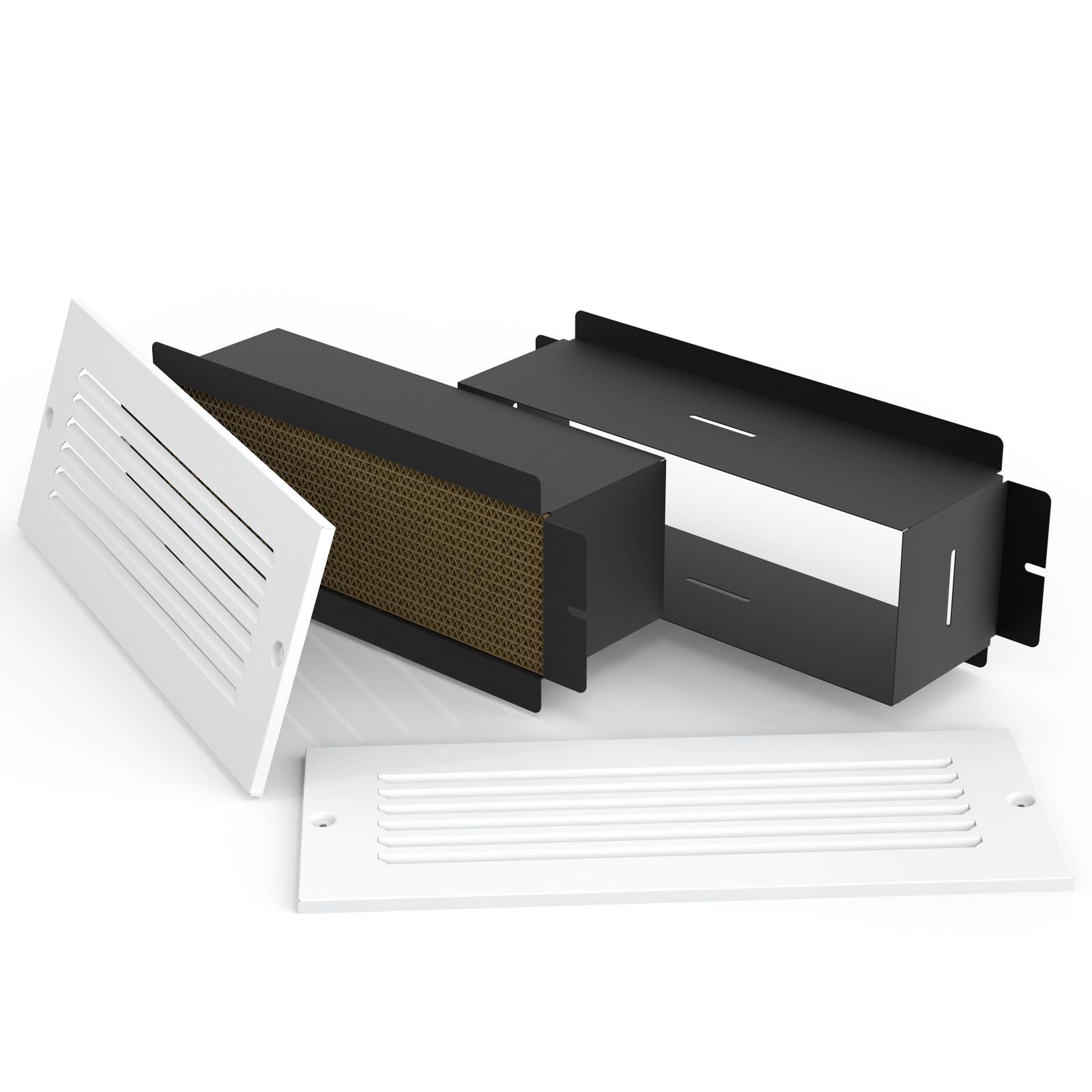 Suprocky Wall Return Air Pathway Kit with Filter (12"x 4" Retrofit ...