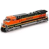 Amazon.com: Kato USA Model Train Products 6752 EMD SD40 2 Mid BNSF Swoosh Locomotive: Toys & Games