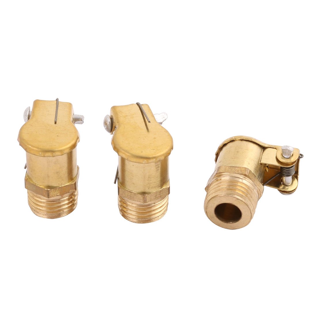 uxcell 3Pcs Replacement 10mm Male Thread L Type Metal Spring Cap Oil ...