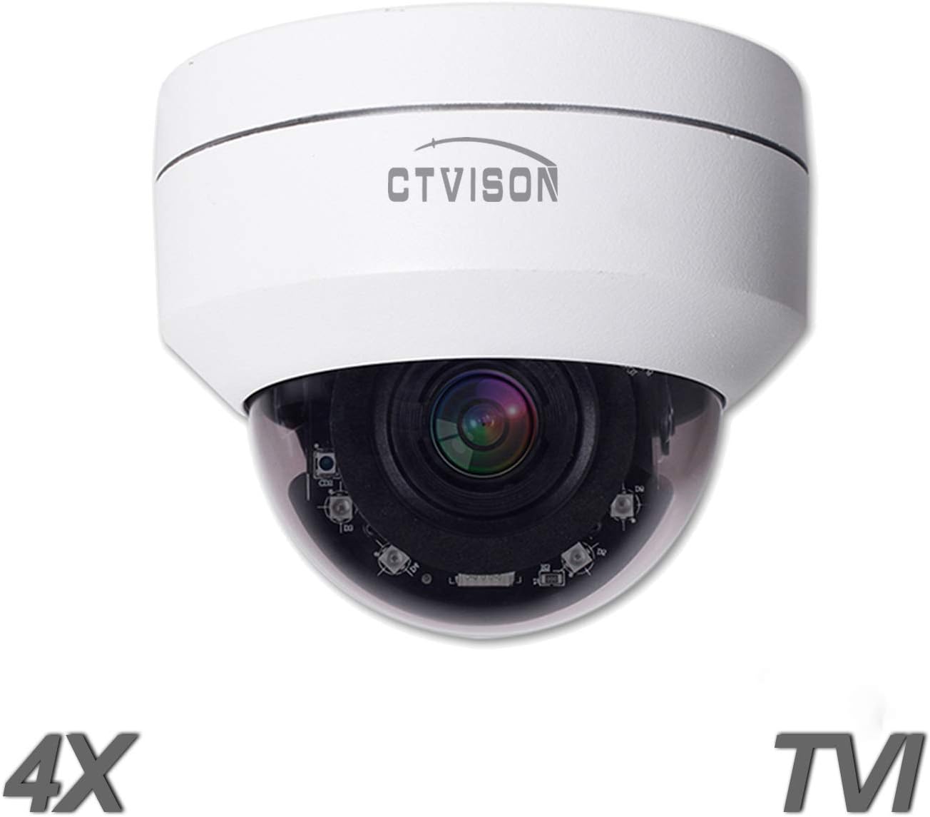 Amazon.com : CTVISON Analog PTZ Camera HD1080P 2.5'' Mini Dome Security ...