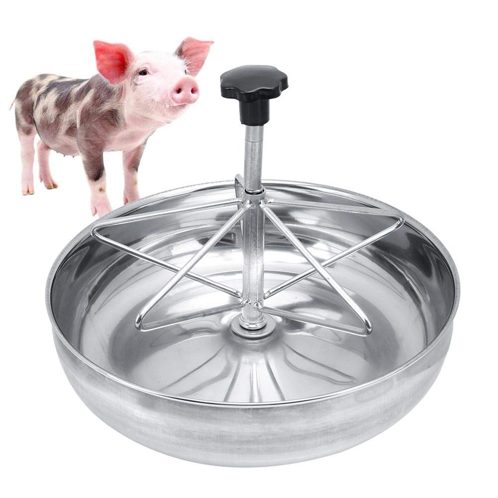 Buy Pig Trough Feeder, 11.8in Stainless Steel Pig Feeding Trough Metal ...