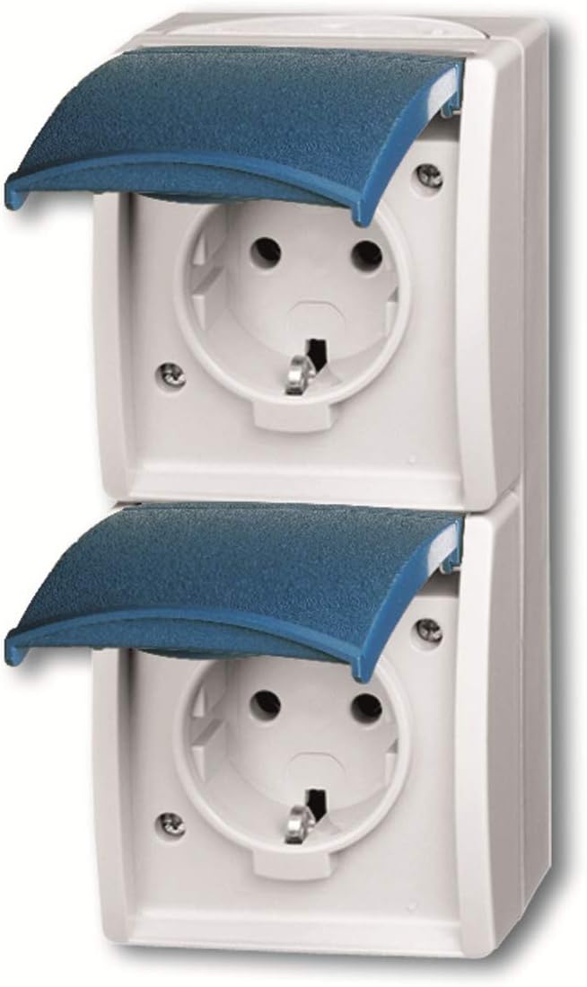 Busch-Jaeger 20-02 EW-53 Schucko Socket Perpendicular Mounting – BigaMart