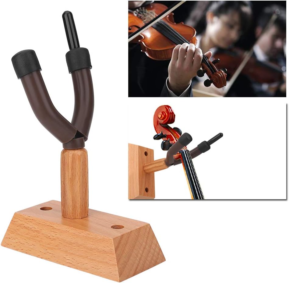 Vbestlife Wooden Violin Hanger Hook Wall Mount Violin Holder Violin ...