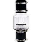 Hydro Master Plastic Sump Pump Check Valve with Stainless Steel Clamps ...