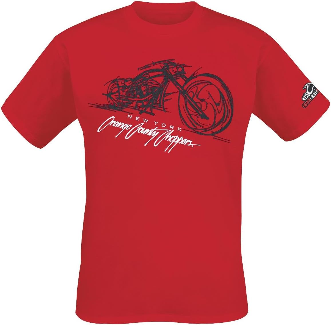 OCC Orange County Choppers T-Shirt Bike Render Red-S: Amazon.nl