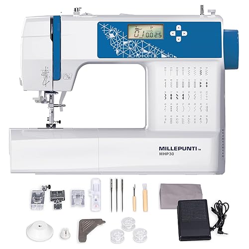 MILLEPUNTI MHP30 Computerized Sewing and Quilting Machine with LCD ...