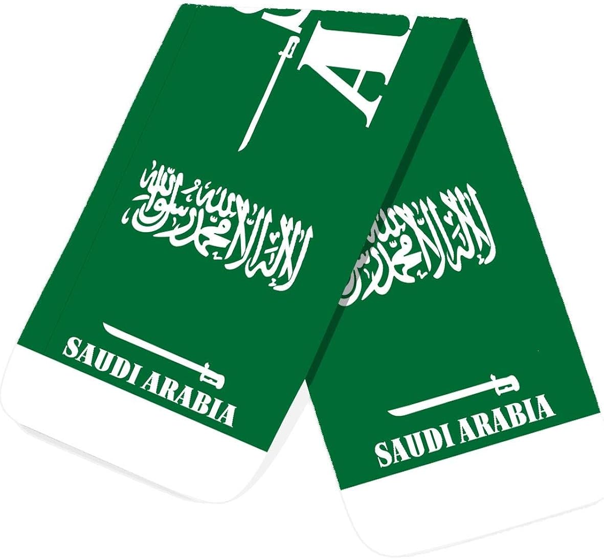 Saudi Arabia Football Scarves for Men Saudi Flag Scarf Fans Gift ...