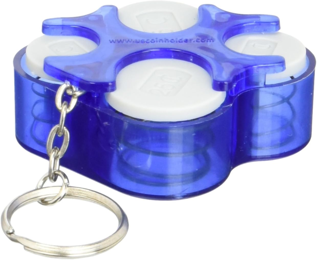 Amazon.com: Key Chain Coin Holder Organizer Assorted Colors (Blue ...