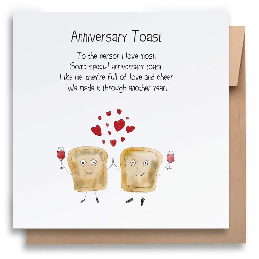 Special Toast Anniversary Card With Envelope Funny Anniversary Card special-toast-anniversary-card-with-envelope-funny-anniversary-card