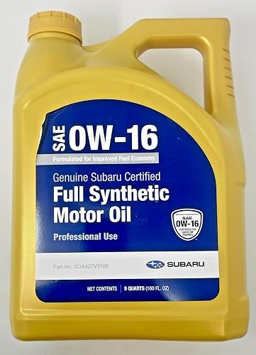Oil For 2013 Subaru Imprezanull