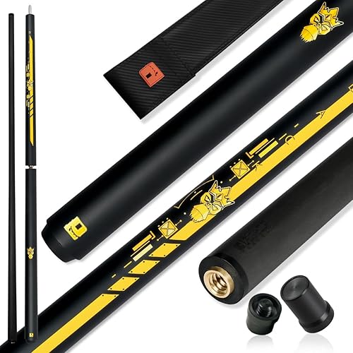 YEUEK Little Monster Carbon Fiber Break Jump Cue 3-Piece Jump Cue Break ...