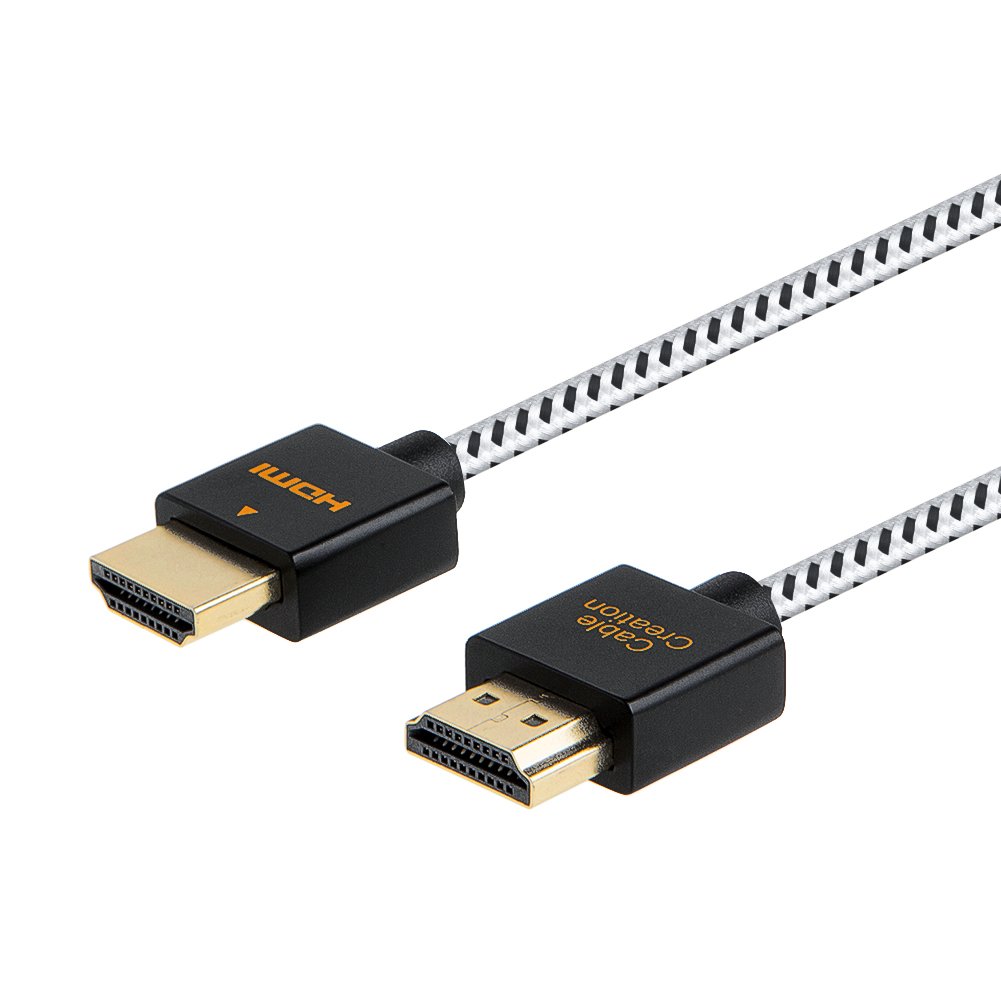 Amazon.in: Buy CableCreation Ultra Thin HDMI Male to Male, 3.3ft HDMI 2 ...