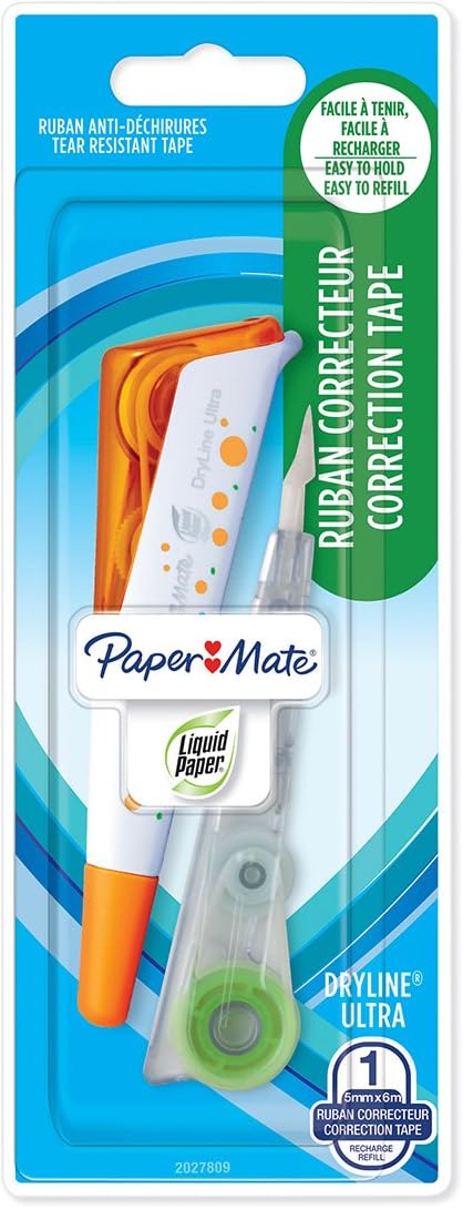 Paper Mate 2027809 Liquid Paper Dry Line Ultra Dotted Correction ...