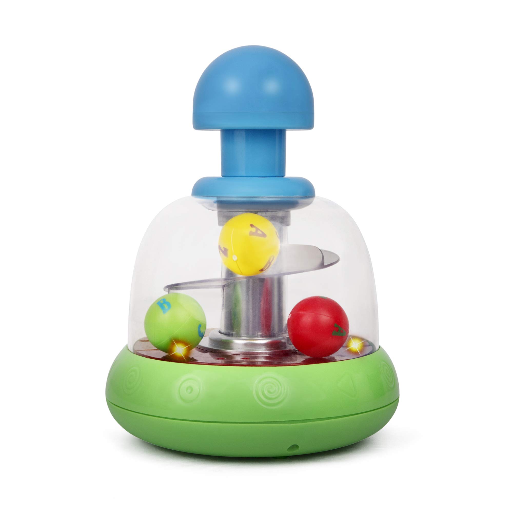 Playkidz Light and Sound Ball Spinner, Push 'n' Spin Interactive ...