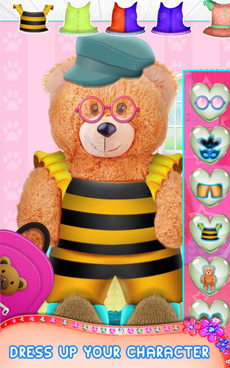 Teddy Bear Dress Up and Makeover and Showdown with Friends:Amazon.co.uk ...