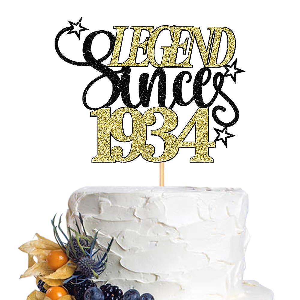 Dcokska Legend since 1944 Cake Topper?Hello 80th,80th Birthday Cake ...
