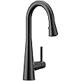 Amazon.com: Moen 7864BL Sleek One-Handle High Arc Pulldown Kitchen ...