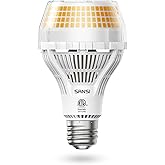 Amazon.com: SANSI Upgraded 300W Equivalent LED Light Bulb, 5000 Lumens ...