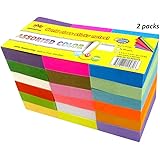 Amazon.com : 4A Sticky Notes, 3 x 3 Inches, Neon Assorted, 15 Different ...