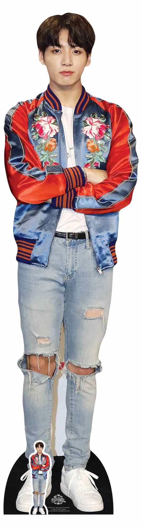 Buy Lifesize Cardboard Cutout with Free Desktop Cutout of Jeon Jung ...