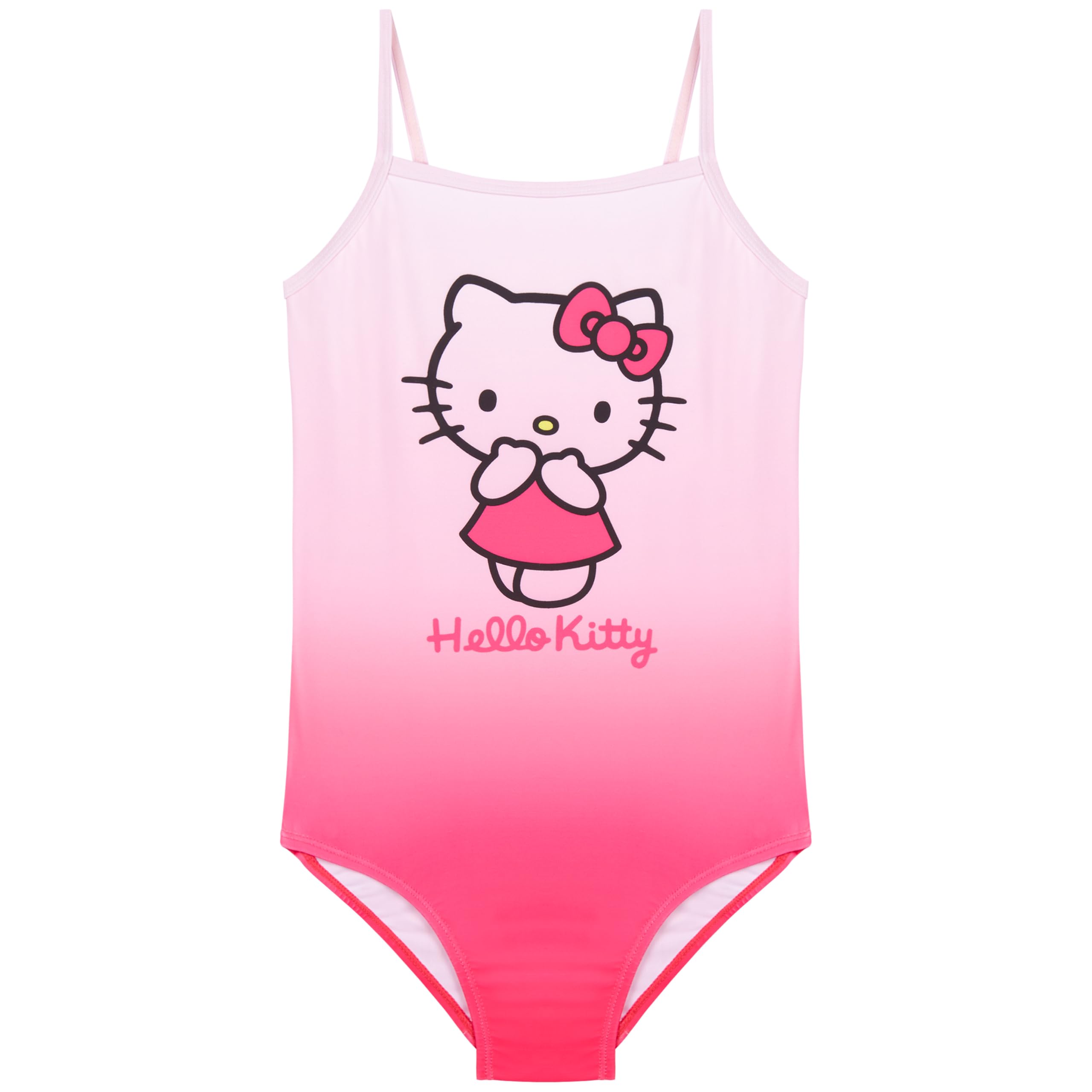 Hello Kitty Anime Girls Bathing Suit Kawaii Swimwear Stretchy Swimsuit ...