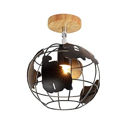 Buy EERU Industrial Earth Ceiling Light,Adjustable Light Fixture Semi ...