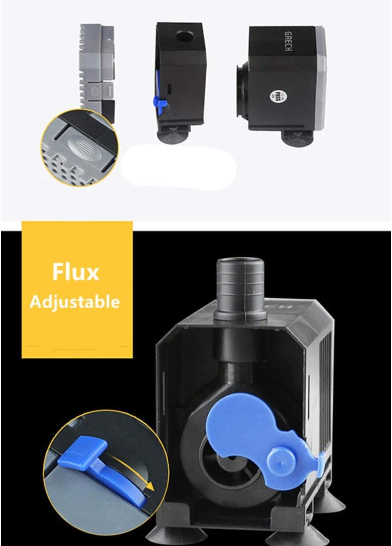 SUNSUN Grech CHJ-1500 1500L/H 25W Aquarium Submersible Fountain Pump ...