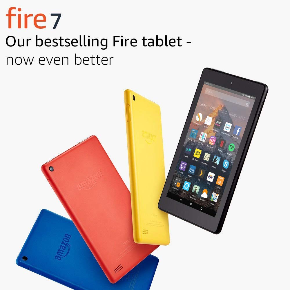 Fire 7 Tablet, 16 GB, Black-with Special Offers (Previous Generation ...