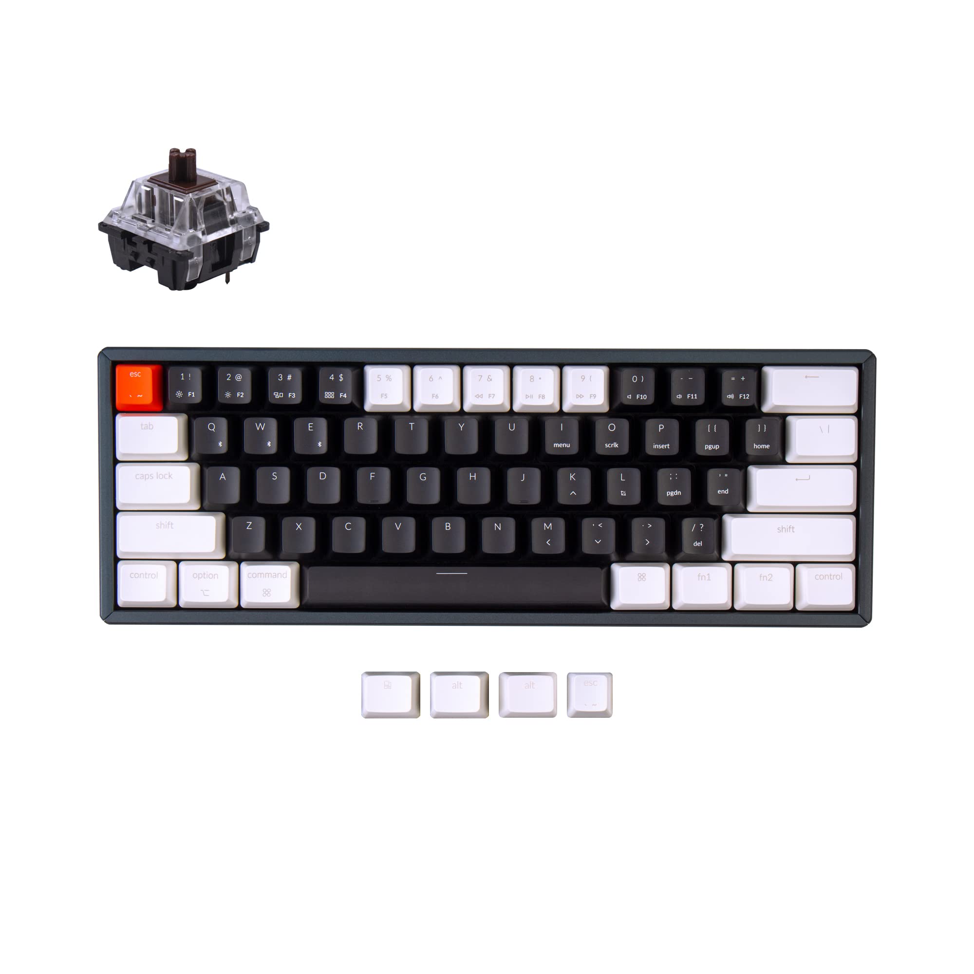 Mua Keychron K12 60% Layout Bluetooth Wireless/USB Wired Mechanical ...