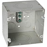 Hubbell-Raco 260 Square Data Electrical Box, 3-1/4" Deep, 4-11/16 ...