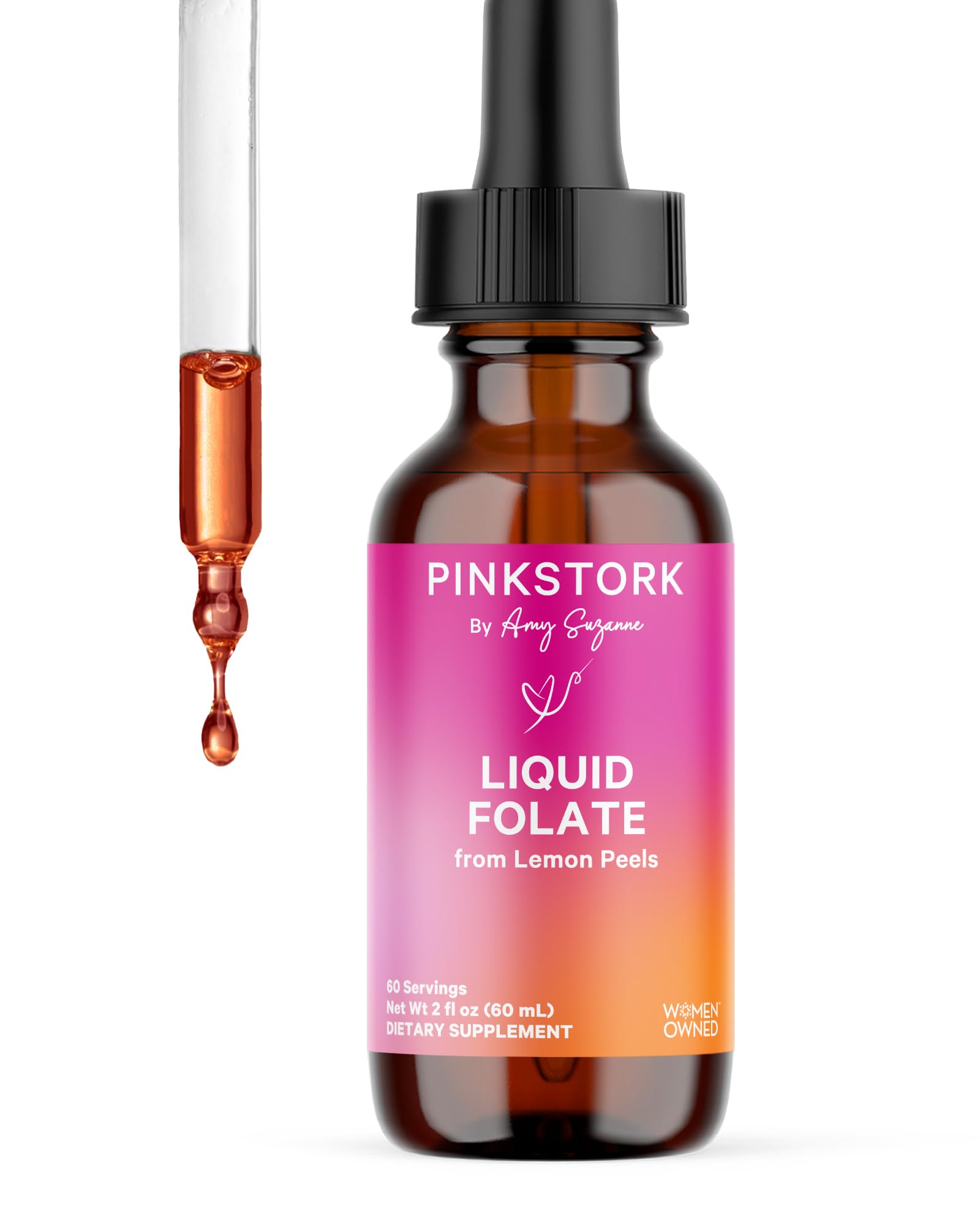 Mua Pink Stork Liquid Folate Drops – 5-MTHF Methylfolate B9 Vitamin ...