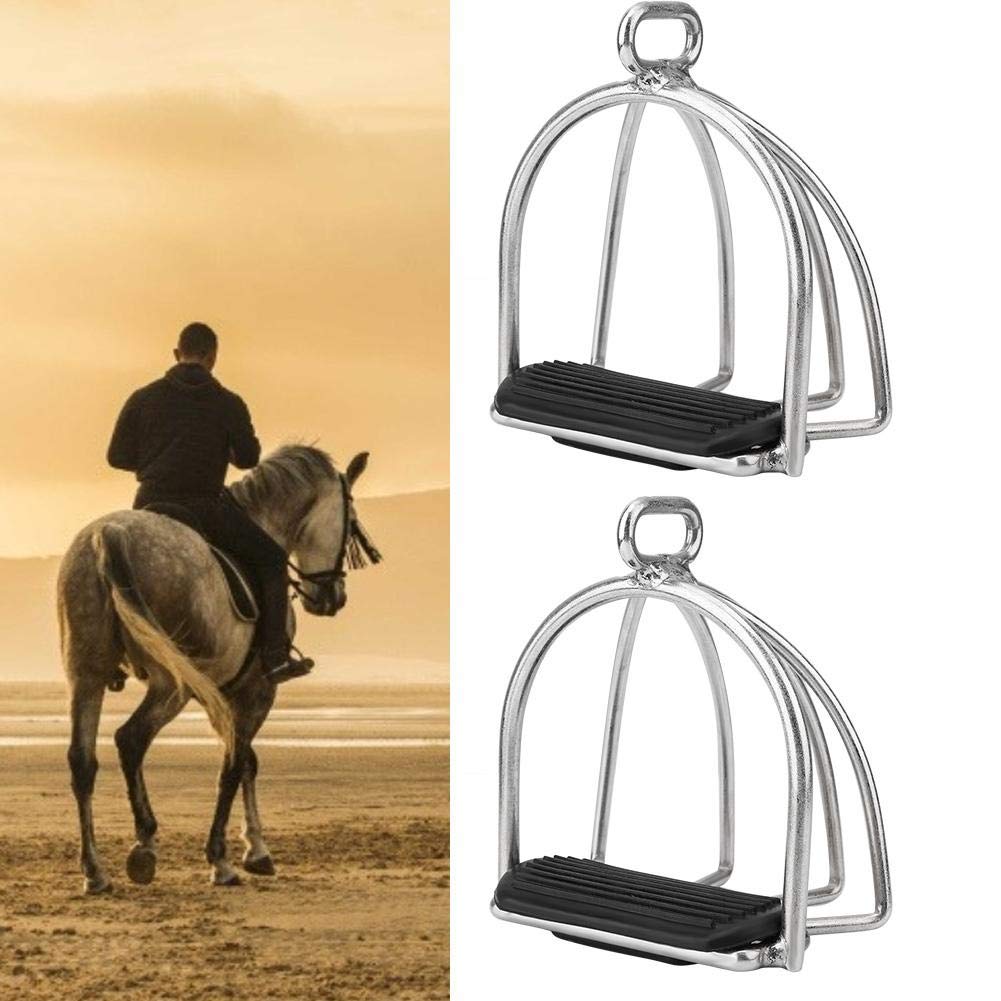 Estribo para Caballos de Acero Inoxidable 1 par Estribo para Caballos ...