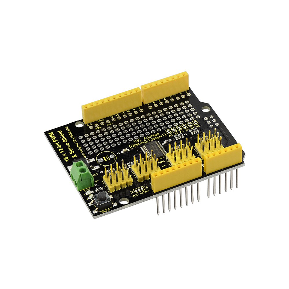 Mua KEYESTUDIO 16-Channel 12-bit Servo Motor Driver Board I2C Interface for Arduino R3 ...