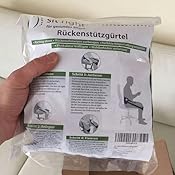 sit right Rückengurt für gesundes Sitzen - Geradehalter & Haltungstrainer für eine aufrechte ...