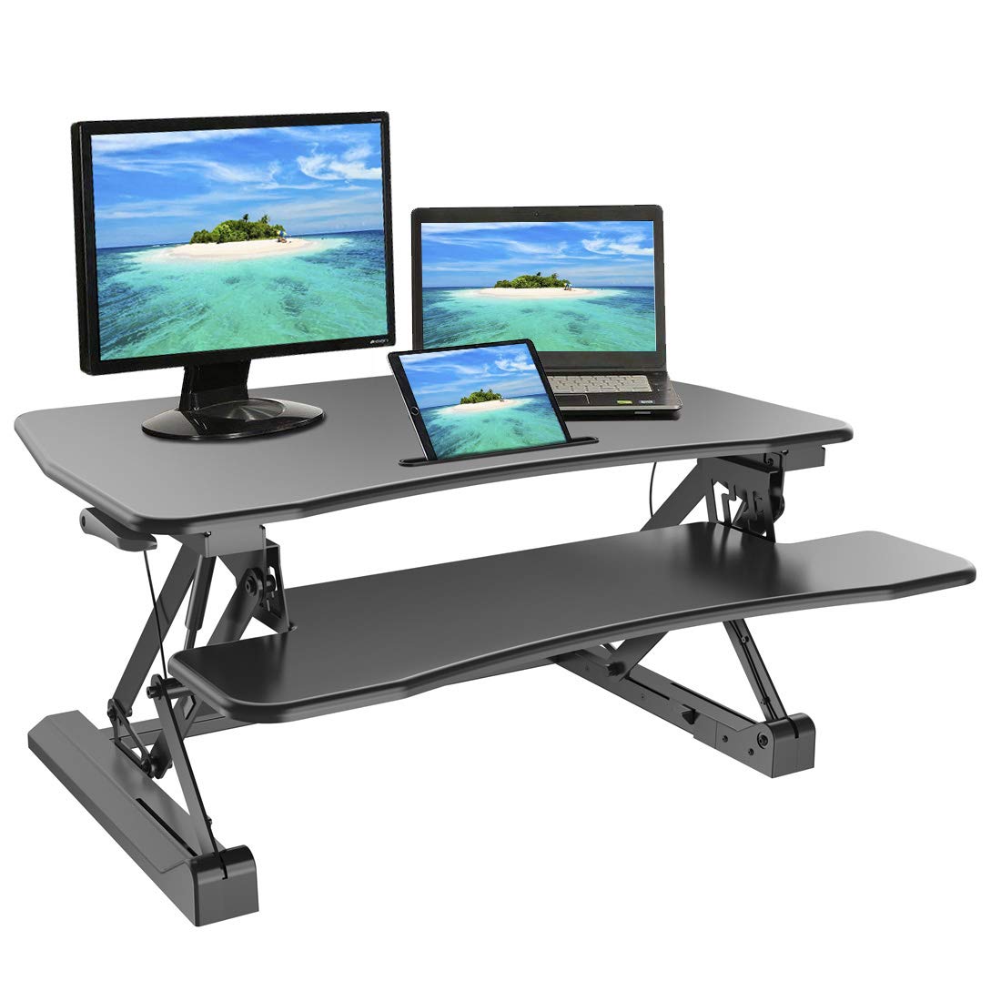 Buy Good Life 35 Wide Height Adjustable Standing Desk Vertical Buy Good Life 35 Wide Height Adjustable Standing Desk Vertical