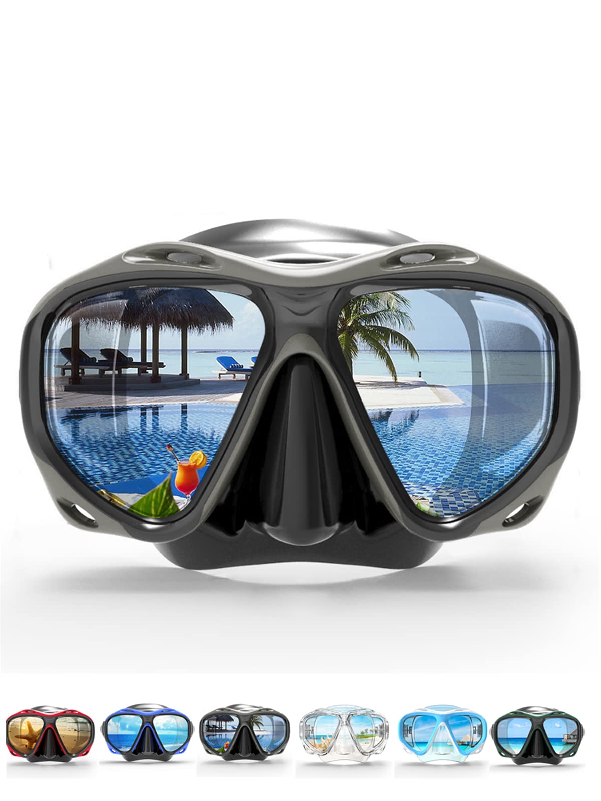 Mua Adult Scuba Mask, Dive Mask Anti Fog Snorkeling Scuba Diving ...
