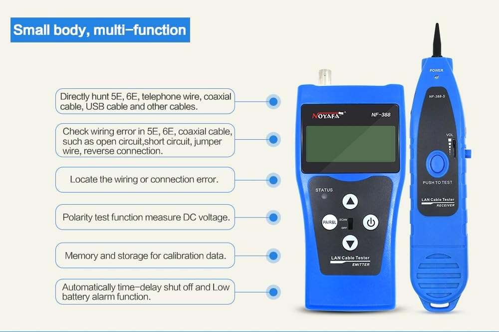 Mua Cable and Network Tester NF-388 Measure Network LAN Cable Length ...
