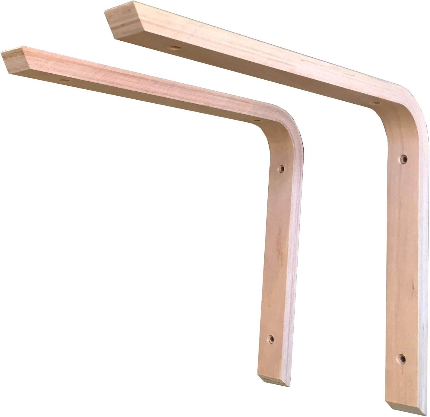 Sunload Holzkonsole aus Schichtholz 2 Stück (300 x 250 mm): Amazon.de ...