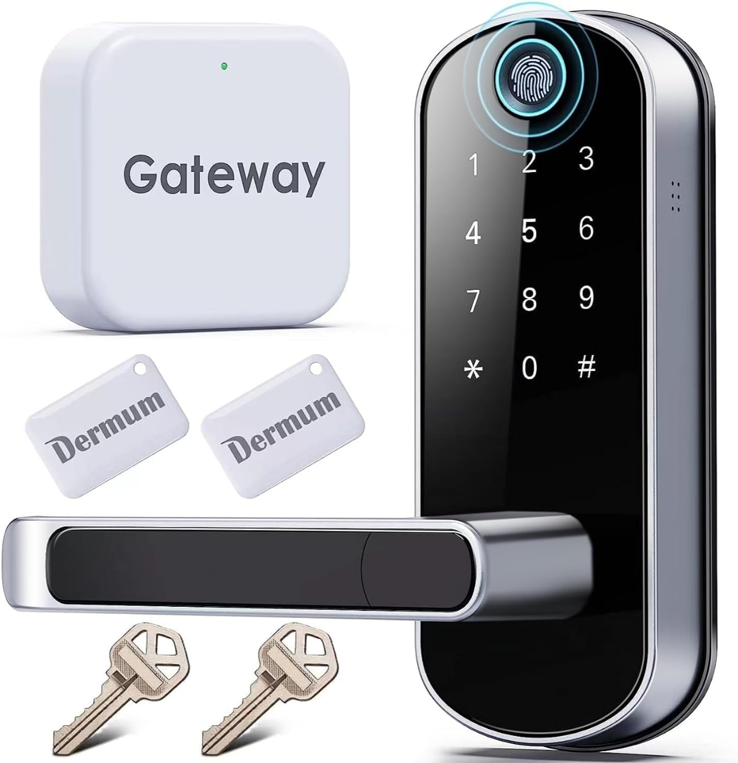 Mua Fingerprint Wi-Fi Smart Lock - Digital Keypad Keyless Entry Smart ...