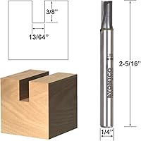 Yonico Router Bits Dado Straight Bit Undersize Plywood 13/64-Inch Solid ...
