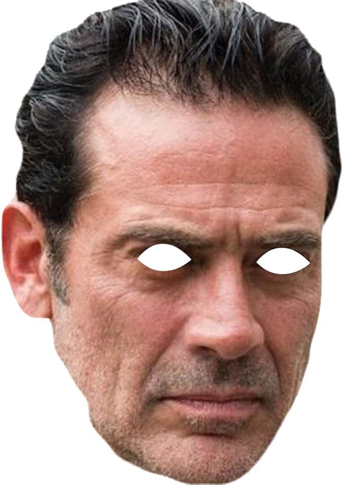 Lord Fox Negan Jeffrey Dean Morgan The Walking Dead Celebrity Face Mask ...