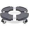 W B D WEIBIDA Round Dolly with Wheels Heavy Duty, Adjustable Pot Dolly ...