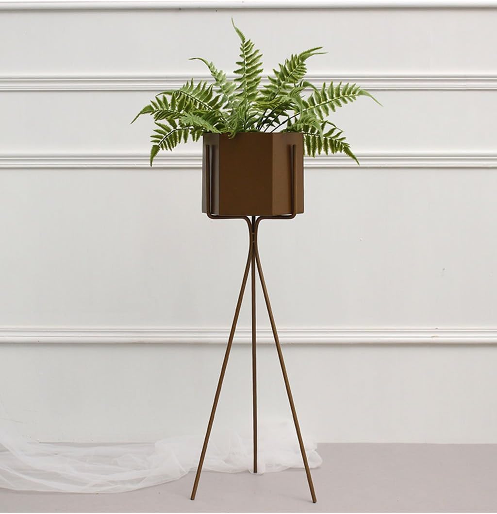 Display shelf Flower Pot Rack, Metal Triangle Flower Racks Living Room ...