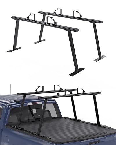StarONE Universal Truck Bed Rack Adjustable Aluminum Pickup Truck Bed ...
